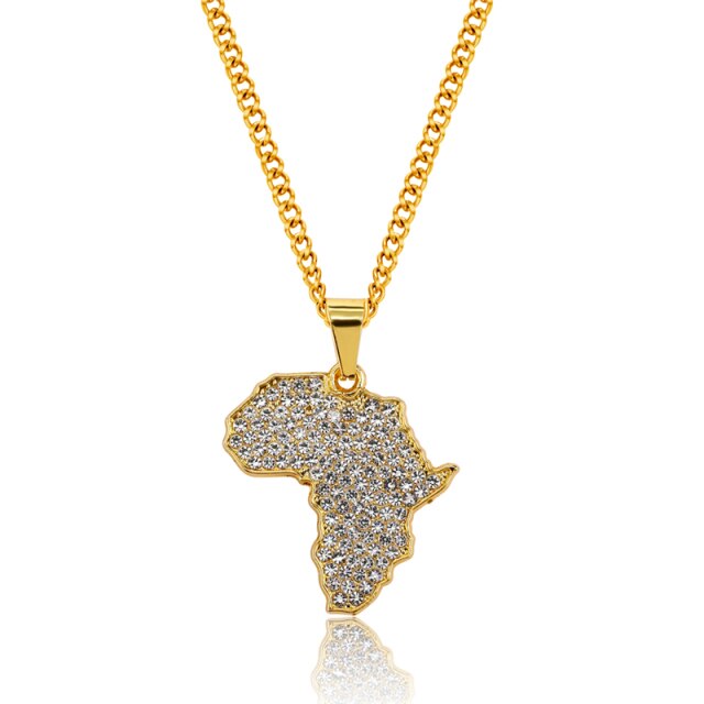 Africa Map Necklace– Nawaatu